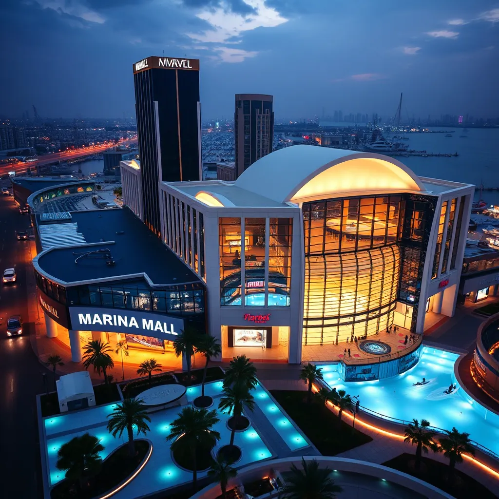 Exploring the Location of Marina Mall in Dubai